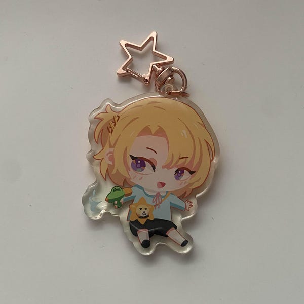 Hololive EN Acrylic Keychain / Keycharm / Key Ring / Holomyth / Vtuber ...