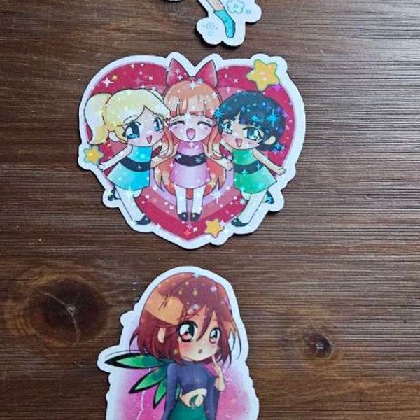 Catch! Teenieping Romi & Heartsping 3.5" Holographic Vinyl Sticker - Etsy