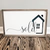 Sold Svg, Real Estate Svg, Rustic Svg, Cutting Files, Sold House Svg ...