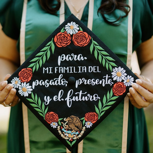 Embroidered Cowgirl Grad Cap Topper Graduation Cap Topper Grad Gift ...