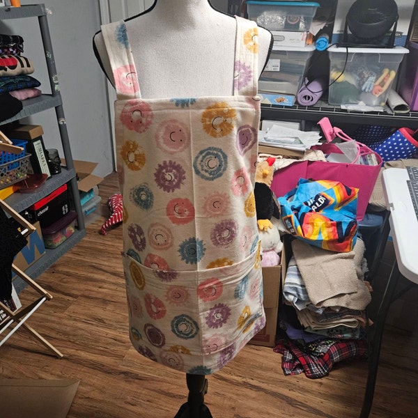 Pottery Pants Apron/sewing Pattern/ Potter's Split Leg /cross Back ...