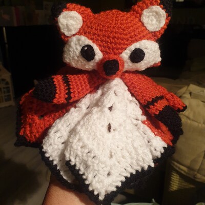Acorn the Fox Lovey Crochet Pattern Standard Version PDF - Etsy