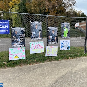 Custom 2' X 3' Vinyl Printed Senior Sports Banner, Sports Banner ...