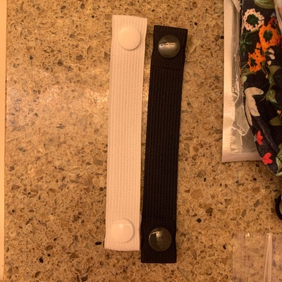 Snap Elastic Face Mask Ear Savers Face Mask Extender Ear Relievers - Etsy