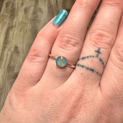 Hair Keepsake Ring Pet Hair Ring Lock of Hair Keepsake Hair Memorial ...