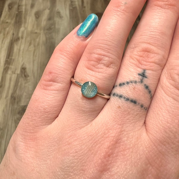 Hair Keepsake Ring | Pet Hair Ring | Lock of Hair Keepsake | Hair ...