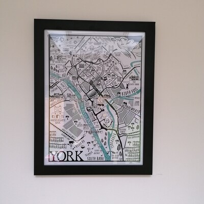 Map of York Prints - Etsy