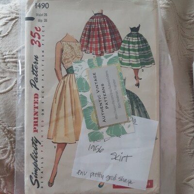 Simplicity 3978 Vintage 1952 Sewing Pattern for Patio Dress Outfit ...