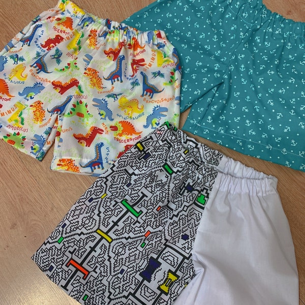 PATTERN Kids Shorts Pants, Childrens Shorts Pants, Sewing Pattern ...