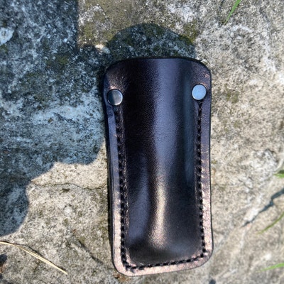 Leather EDC Pocket Knife Slip Build Your Own Pick Your Leather Color ...