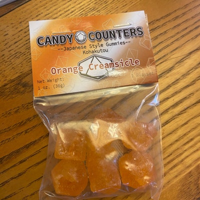 Pineapple Candy Dice, Kohakutou Gummies, Dungeons and Dragons, Roll for ...