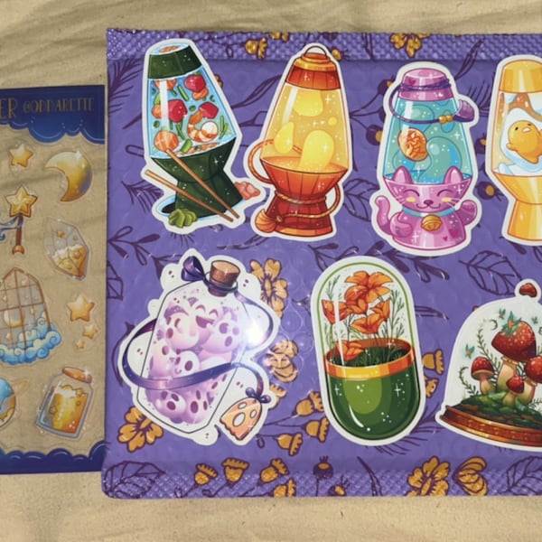 Botany Pills Stickers: Transparent Plant Terrarium Stickers - Human ...