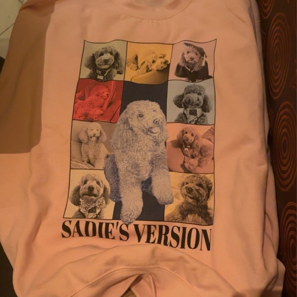 Customizable Eras Sweatshirt, Eras Tour Gift for Dog Mom, Crewneck Fan ...