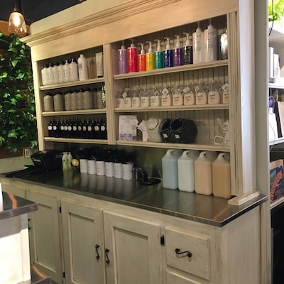 French Antique Repro Check Out Counter/ Reception Desk/ Cash Wrap ...