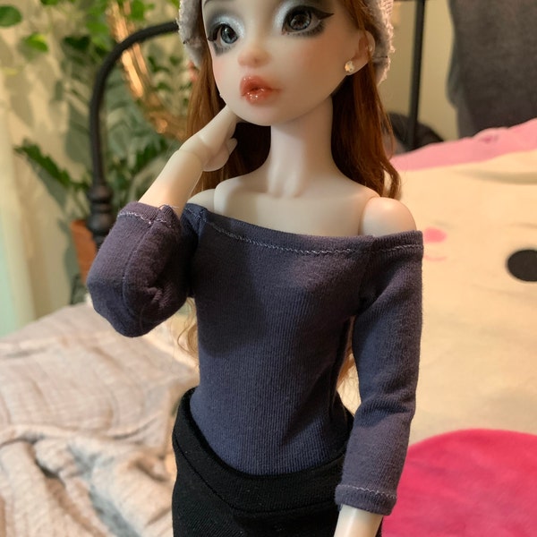 Off-shoulder Bodysuit Plain for 1/4 Scale Msd Minifee Fr16 Modsdoll Tonner Numina Pink - Etsy