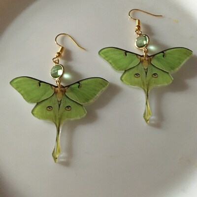 GOLD Hummingbird Earrings Bird Threader Earrings Long Dangle - Etsy Canada