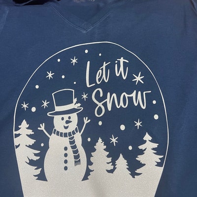 Let It Snow SVG, Snowman SVG, Merry Christmas SVG, Christmas Snowman ...