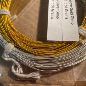 Light Gold Bullion Wire-french Wiremetallic Rough Wire-purl-goldwork ...