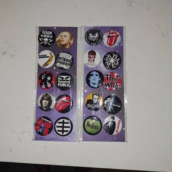 Peace Sign Button Set 20-1.25 Button Pin Set, 60s Hippie Party Favor, Button, Pin, Badge, Magnet ...