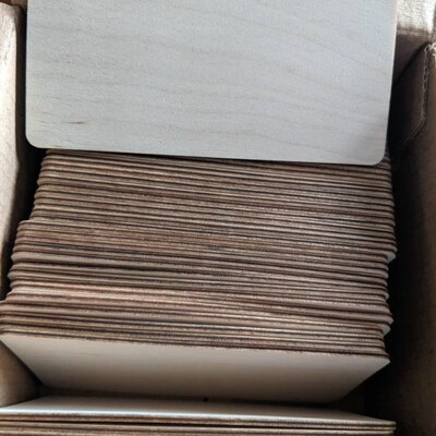 Wooden Blank Cards 35x2 Wood Blank Card Business Cards - Etsy