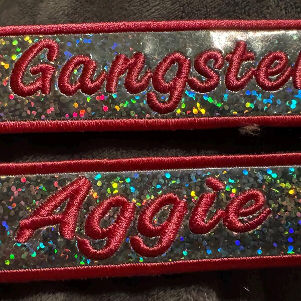 18 Personalized Text Heart Patch, Custom Name Patch, Name Tag, Iron on Patch, Heart Patch ...