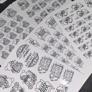 Blue 2 Fitness Weekly Printable Planner Stickers Erin Condren - Etsy