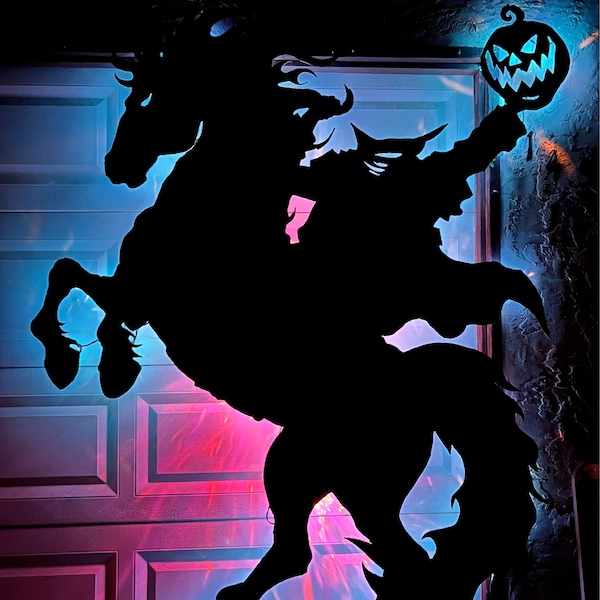 8ft Headless Horseman Template When Made. Printable Trace and Cut ...
