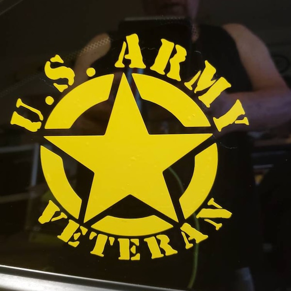 U.S. Army Veteran Decal - Etsy