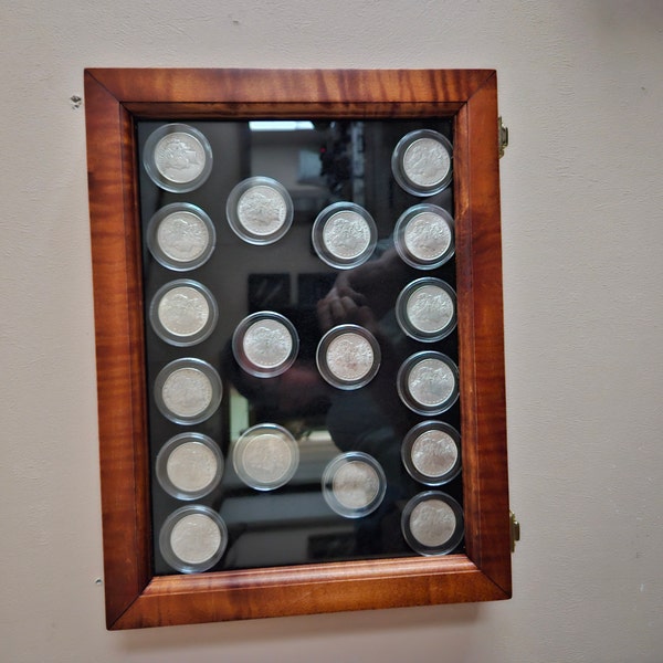 Curly Maple Artifact Display Case 12"x16"x2" (outside Dimension) - Etsy