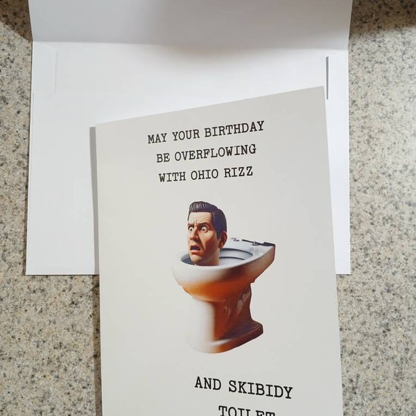 Trendy Gen Z/alpha Birthday Greeting Card - Funny & Colorful Phrases - Etsy