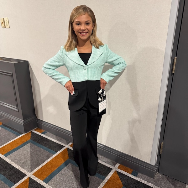 Lime Green and Grass Green Girls Suit With Jacket and Pants/ Girls ...