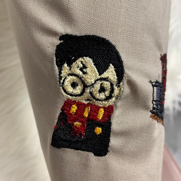Harry the Wizard Embroidery Design PES & DST Digital Files, Hoop Size ...