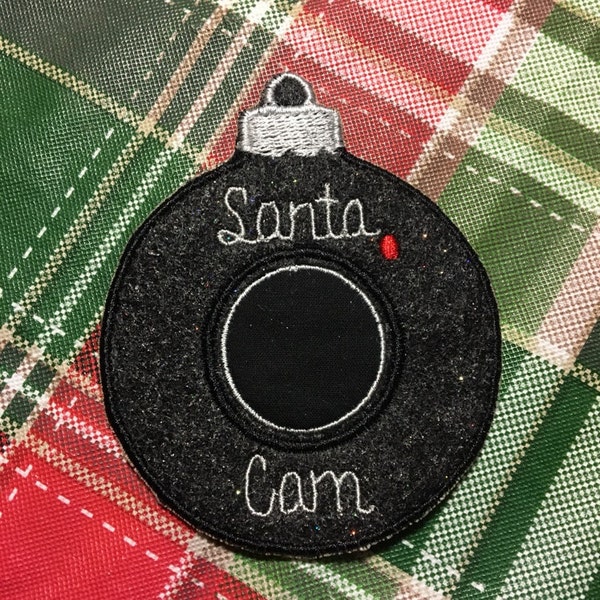 Santa Cam in the Hoop Christmas Ornament Embroidery Design 4x4 DIGITAL ...