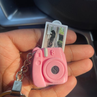 Mini Camera Keychain and Your Own Personalized Photo. Camera Keychain ...