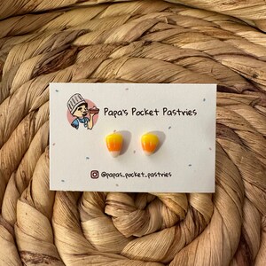 Mini Pumpkin Pie Dangle Earrings Polymer Clay Food / - Etsy