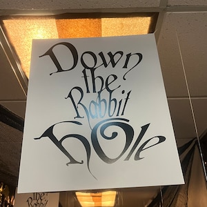 Down the Rabbit Hole, Wonderland SVG, the Rabbit Hole SVG, T-shirt ...