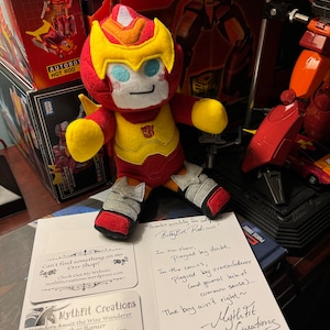 TF Lost Light MTMTE Plush Plushie Bittybot Cyclonus Toy From Mythfits ...