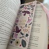 Book Tracker Bookmark Reading List Bookmark Black Polka Dot Cute ...