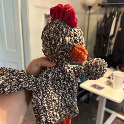 Hazel Hen Crochet Pattern, Crochet Chicken , Rooster, Snuggle Toy ...