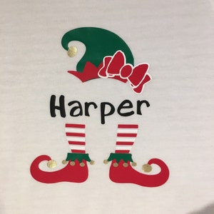 Elf Monogram SVG Cut File Vinyl Decal for Silhouette Cameo Cricut Iron ...