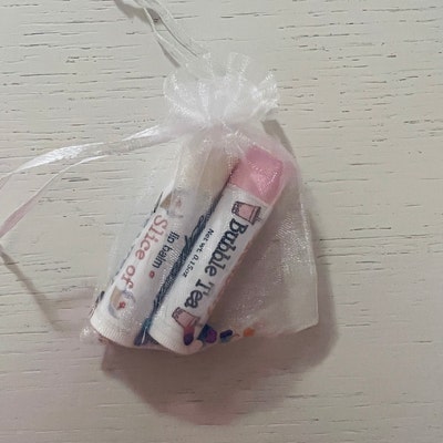 Strawberry Bubble Tea Lipsessed Lip Balm 1 - Etsy