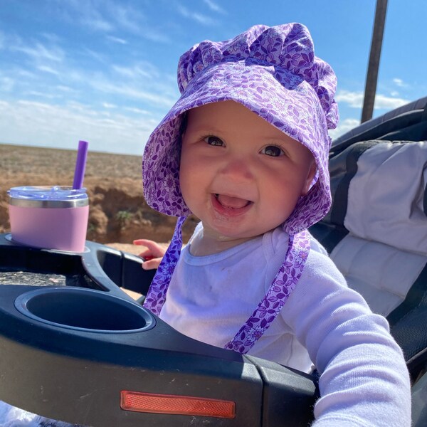 Custom Cotton Pioneer Bonnet: Sun Hat, Baby to Adult Sizes - Etsy Canada