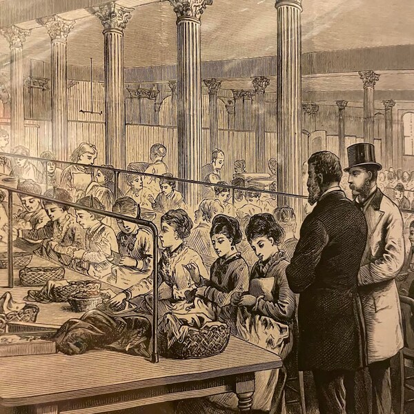 Erte Matted Print 1987 Lady With GREEN EMERALD EYES and Black Cat in ...