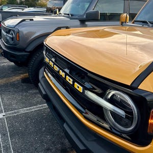 Bronco Shifter Stripe Outline Decal Graphics Overlay for 2021, 2022 ...