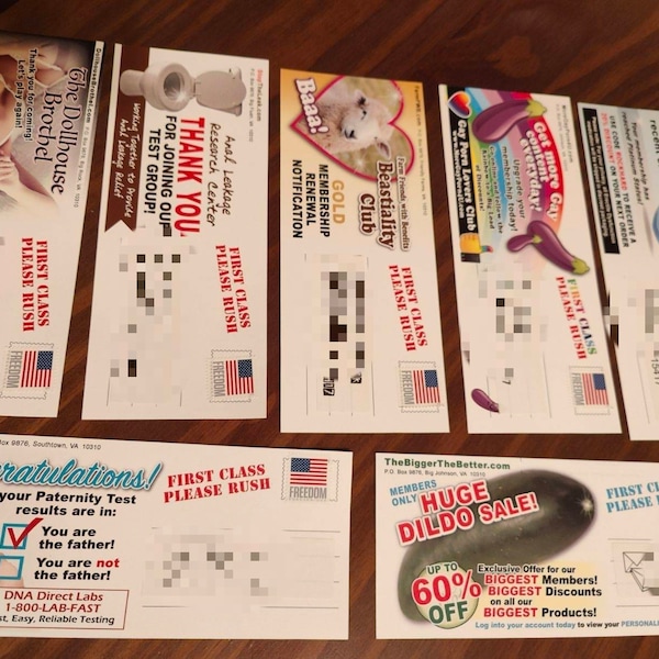 25 PACK - Adult PRANK Mail Postcards - Revenge Novelty Gag Funny Joke ...