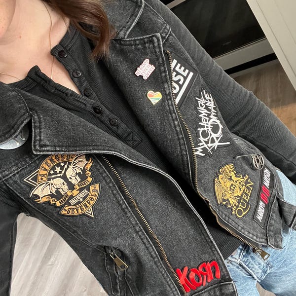Heavy Metal Embroidered Patch – Iron on or Sew on Badge for Jackets ...