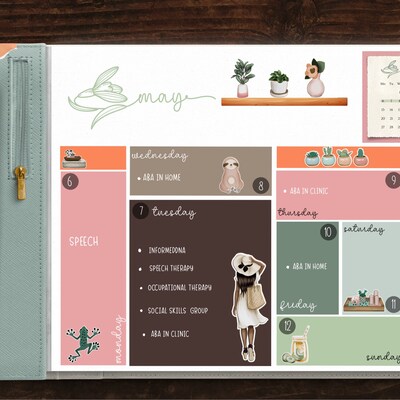 Daily Digital Pocket Planner Mini Planner Split Screen Planner ...