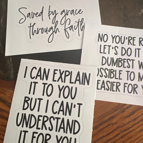 I Can Explain It to You but I Cant Understand It for You Stickers ...