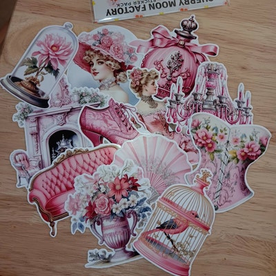 Vintage Delft Blue Sticker Pack. Blue and White Stickers. Pottery ...