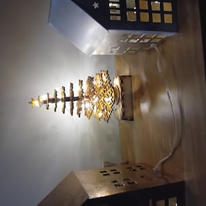 DIY 3D Christmas Tree With LED Lights Warm&cozy Christmas Look, Set of ...